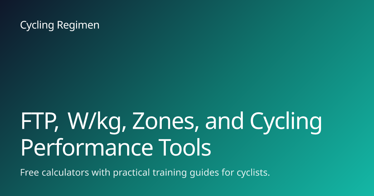 Cycling Training Load Calculator — CTL, ATL & TSB